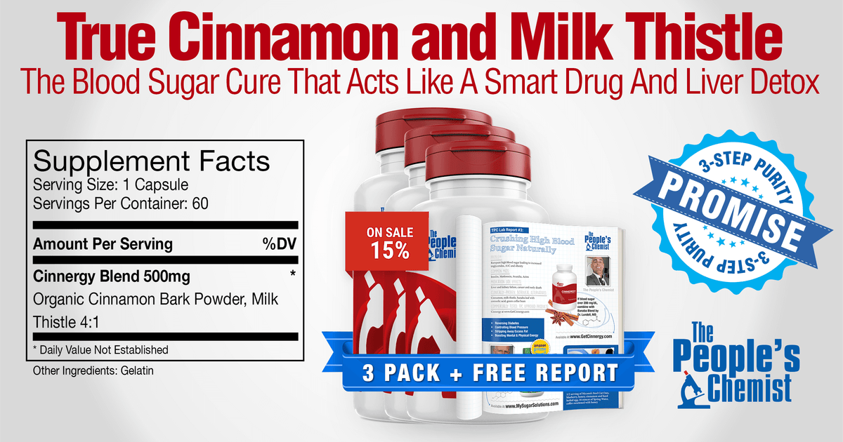 Cinnergy 3-Pack Special Plus Free Report - The People's Chemist